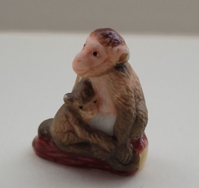 Fève - Maman singe et son bébé ...... (Ref. 7686) | eBay