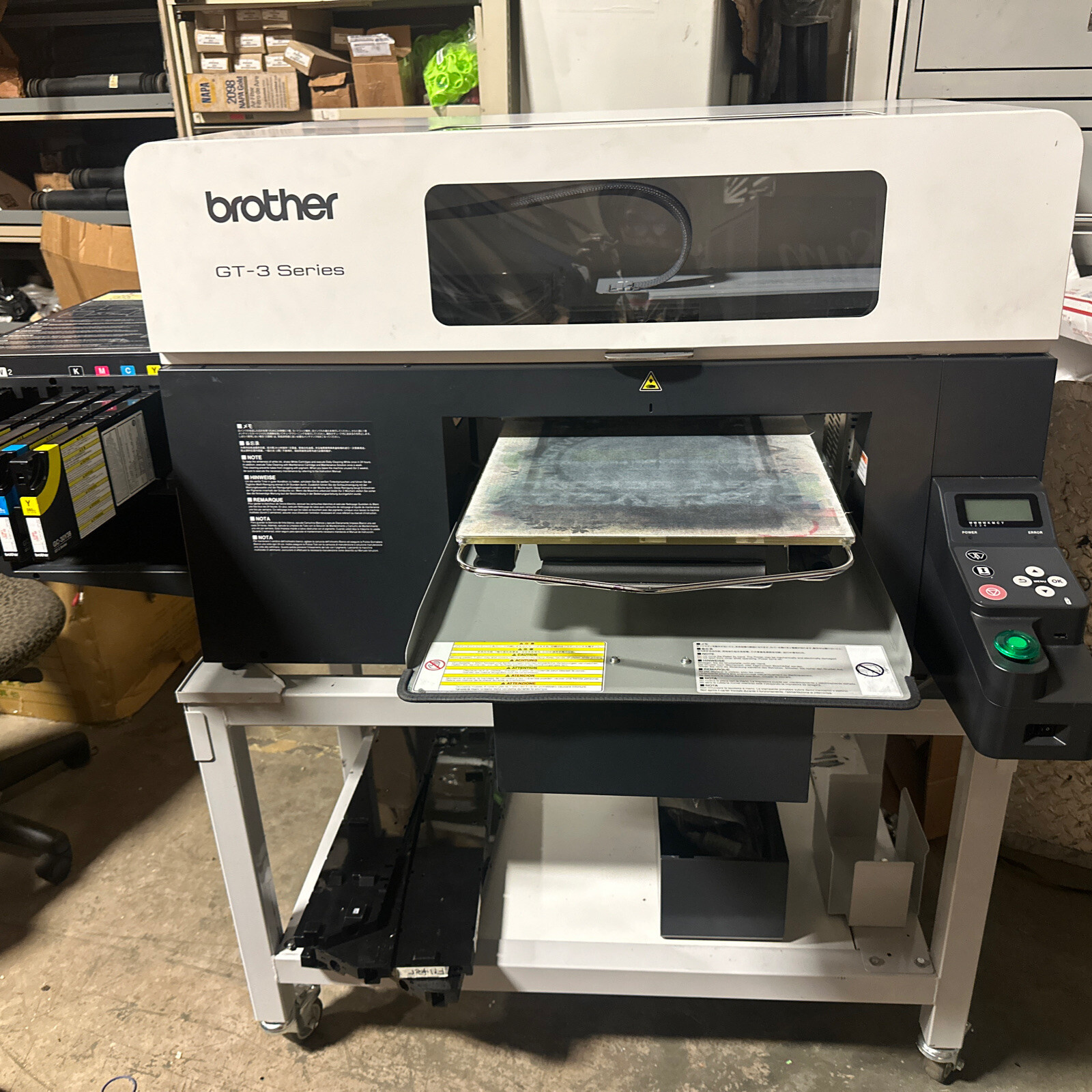 Brother Garment Printer GT-361 GT-3 Series DTG w/Stand & Casters AS IS ...