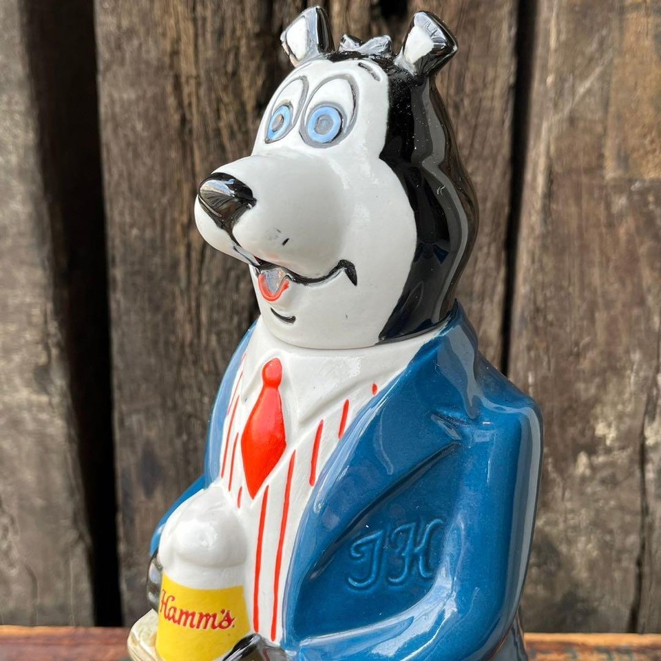 VTG Hamm's Beer Statue Figure decanter 1973 | eBay