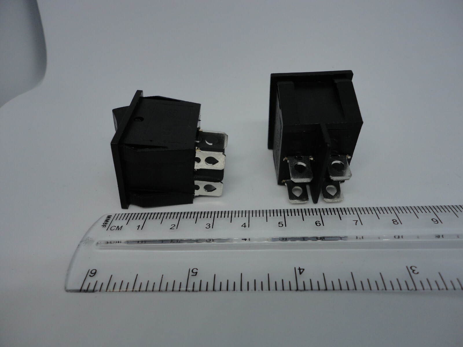 2 Pcs Pack Lot KCD8 T125 15A 250V 20A 125V CQC 4 Pins Dual Power Button ...