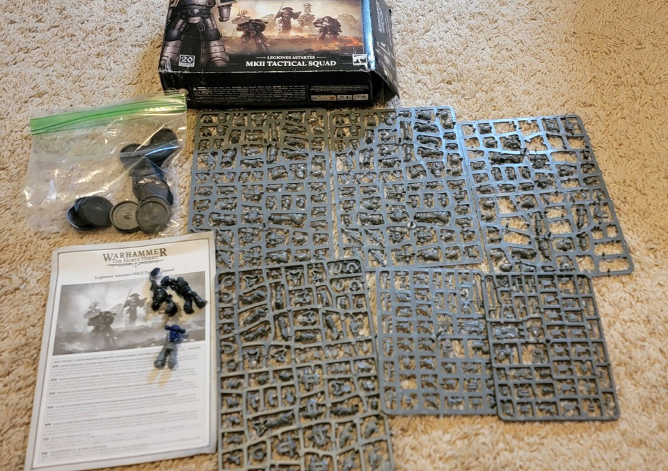 Warhammer 30k Horus Heresy bundle (MK3 command squad, MK2 squad ...