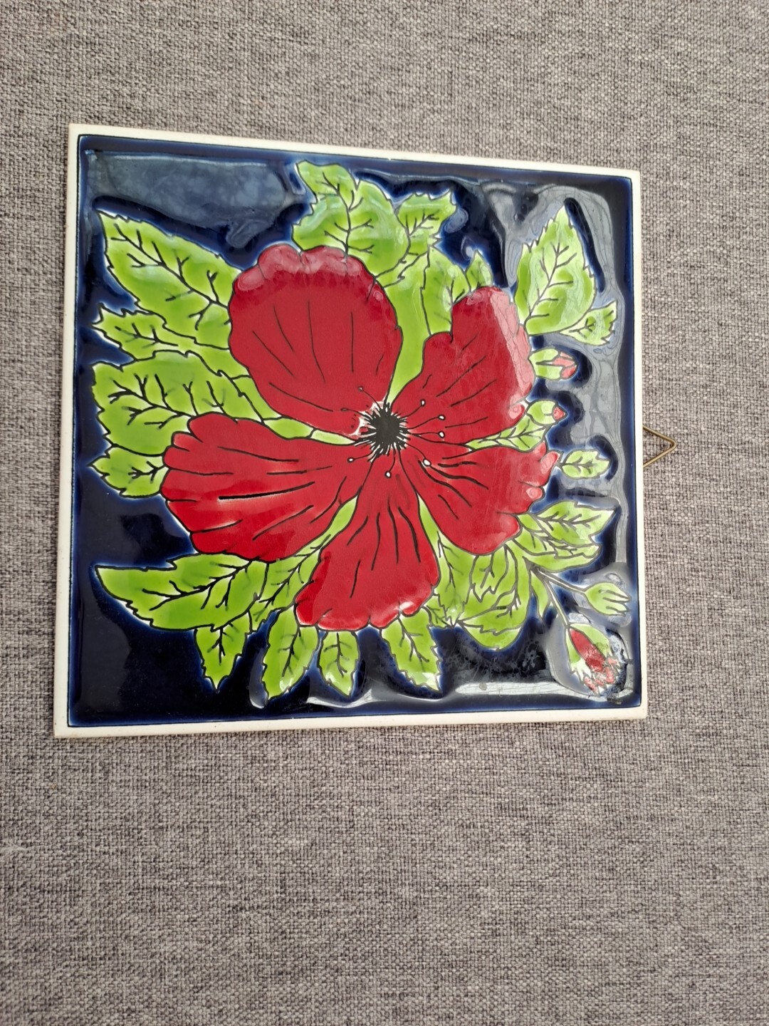 Poppy Ceramic Wall Tile | eBay UK