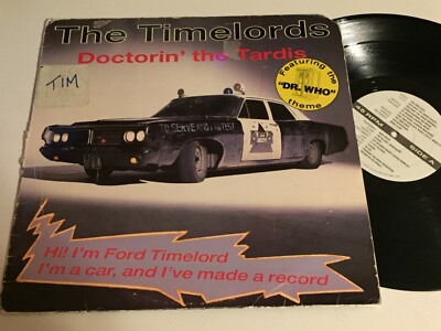 THE TIMELORDS Doctorin' the Tardis Dr. Who TVT 12" EP 45 rpm | eBay
