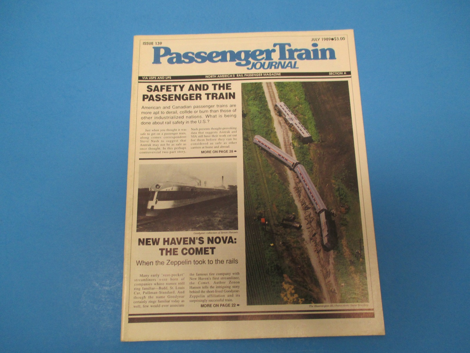 Passenger Train Journal Magazine, July 1989, Safety and The Passenger ...