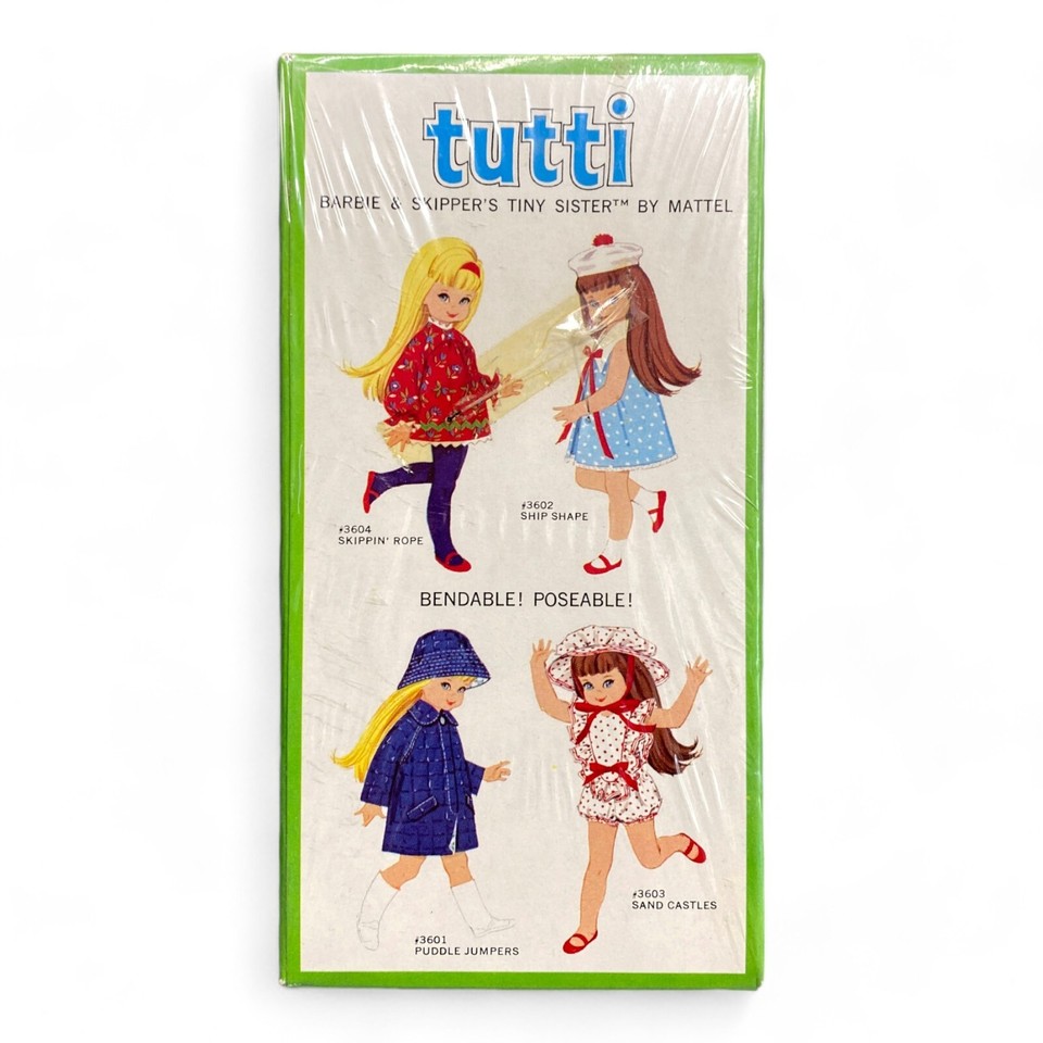 Vintage 1965 TUTTI DOLL Barbie & Skipper’s Tiny Sister MATTEL | eBay