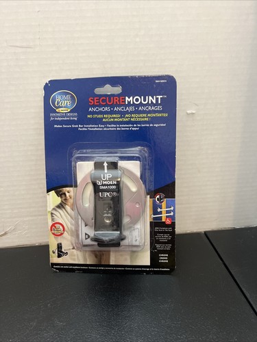 MOEN SMA1005CH - Secure Mount No Stud Required Grab Bar Easy Install ...