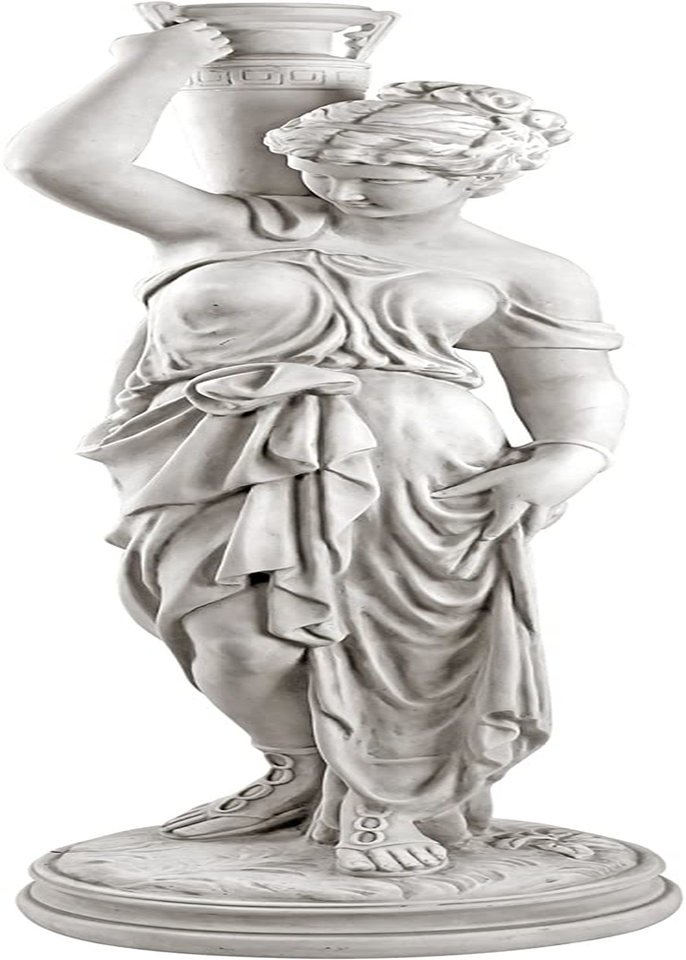 Dione the Divine Greek Water Woman Indoor/Outdoor Garden Statue, Grande ...