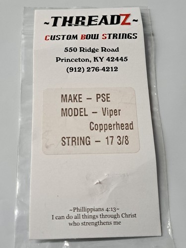 Threadz Custom Bow Strings (Different Makes & Models) | eBay