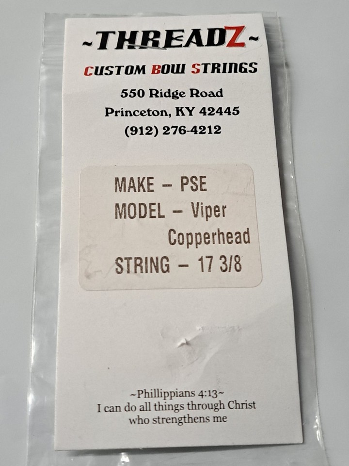 Threadz Custom Bow Strings (Different Makes & Models) | eBay