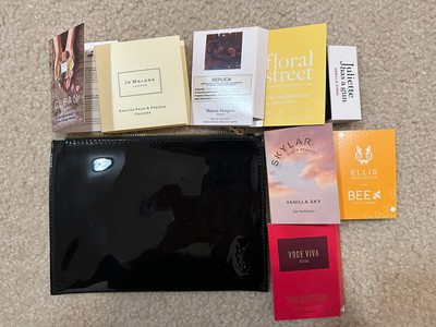 8 Perfume Sampler Lot of Designer Fragrance Samples Popular free YSL ...