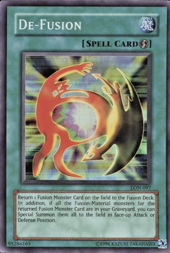 De-Fusion Super Rare Yu-Gi-Oh! Card LON-097 EXCELLENT | eBay