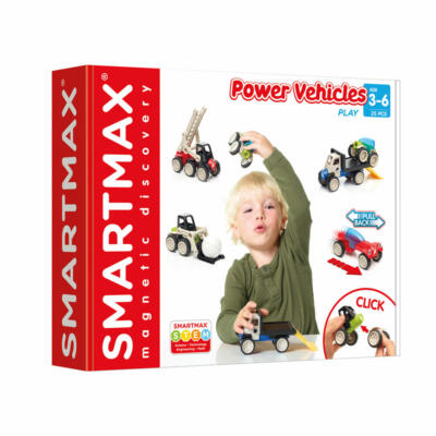 SmartMax Power Vehicles Mix 25-tlg. Baukasten Bauset Fahrzeuge Auto SMX ...