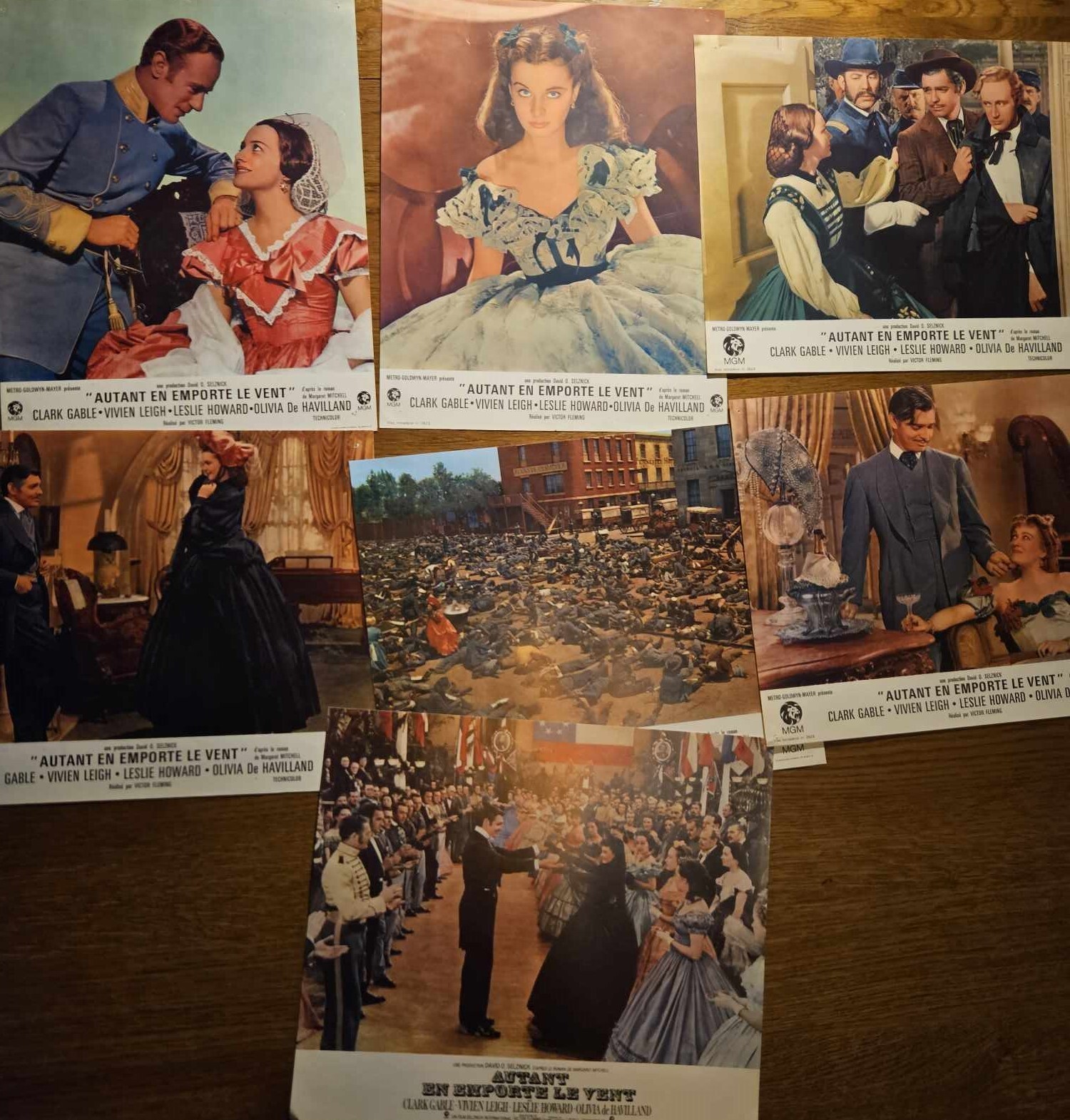 Rare 7 Photographs of Exploitation Gone with the Wind Gable Leigh | eBay