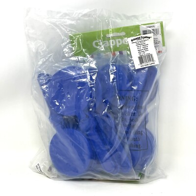 Round Blue Clappers Party Props Noise Makers Goody Bag Fillers Toys 12 ...