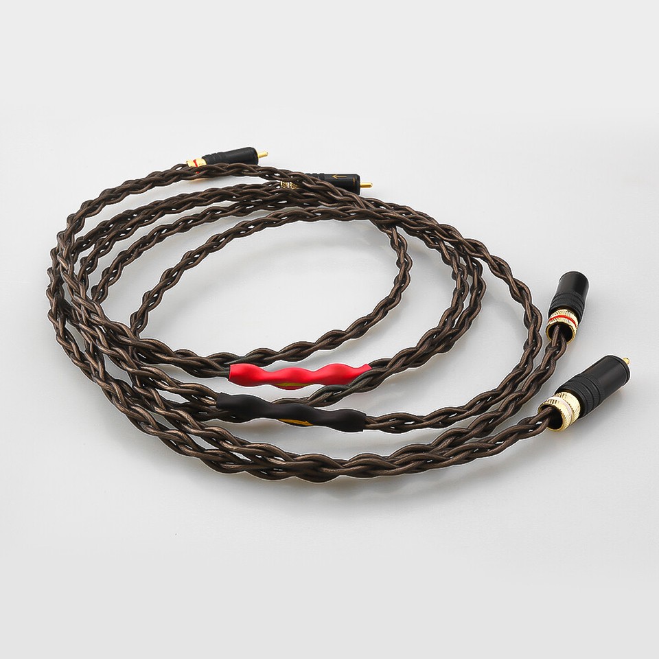 Pair RCA Cable OFC Copper HiFi Audio RCA Wire with RCA Plugs Cord ...