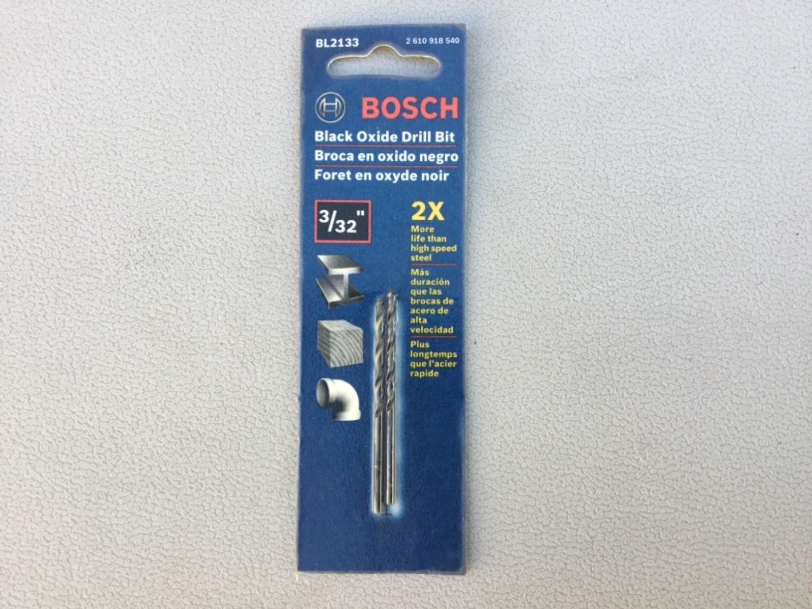 Black Oxide Drill Bit Single PartNo Bl2137 by Robert Bosch Tool Corp ...