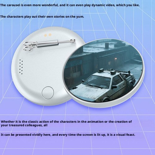 _Screen Cute Pins Electronic Funny Pins Can Transfer Animations&Video ...