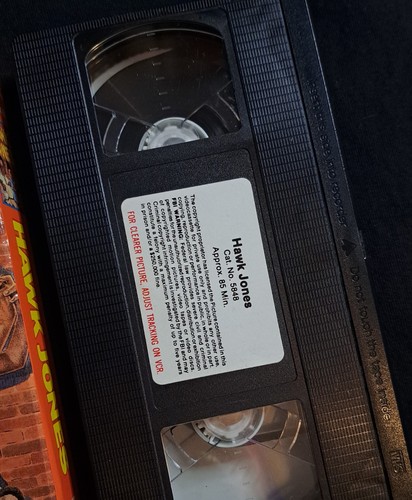 Hawk Jones VHS RARE HTF GRAIL 90 Min Uncut 1986 - 1992 RELEASE Fully ...