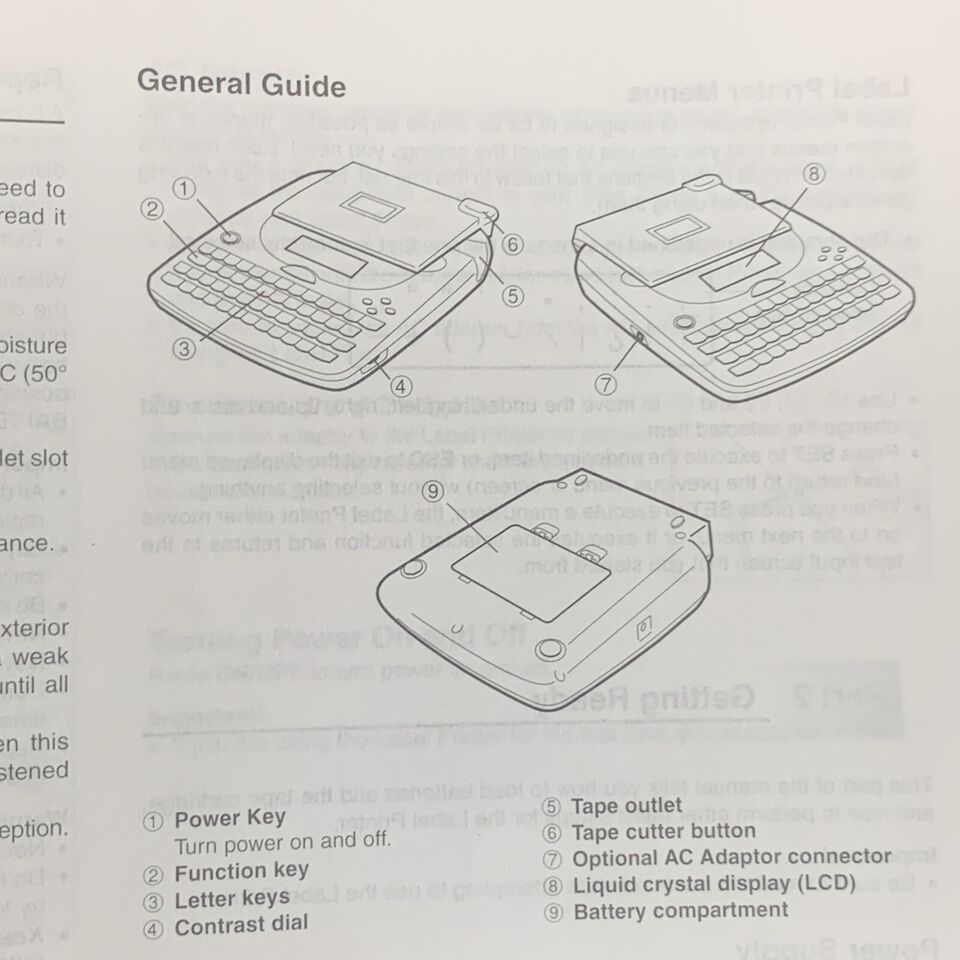 Casio KL-780 EZ-Label Maker Printer 4 Sizes Barcode Printing *Tested ...