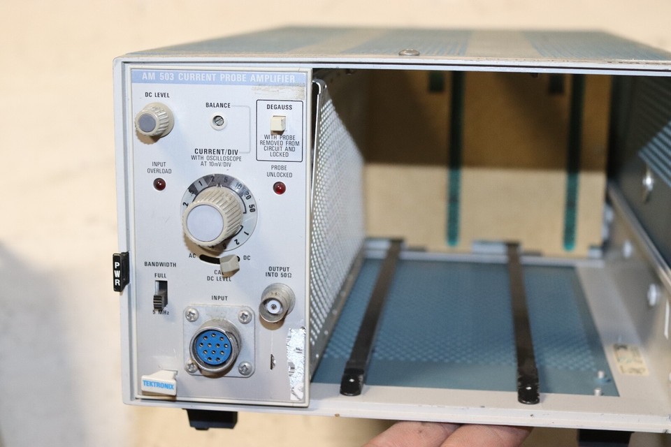 Tektronix TM503 Mainframe 3 - Slot Chassis WITH AM503 CURRENT PROBE ...