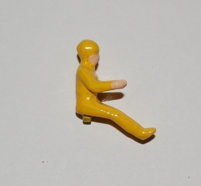 Dinky 100 series Metal RACE CAR Driver- Painted YELLOW for Jaguar | eBay