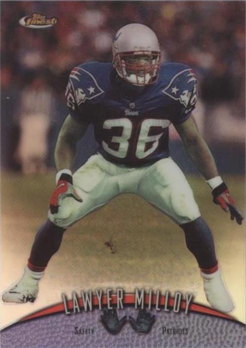 1998 Topps Finest - Lawyer Milloy #15 No-Protector Refractor for sale ...