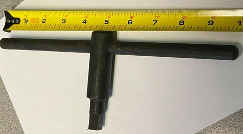 7/16" SQUARE LATHE CHUCK KEY,NEW, 10" LONG, 4" HIGH,TYPICALLY FOR 6 ...