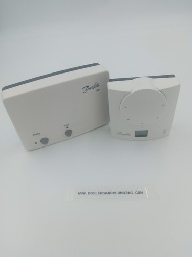 DANFOSS RET B - RF WIRELESS DIGITAL ROOM THERMOSTAT + RX1 RECEIVER ...