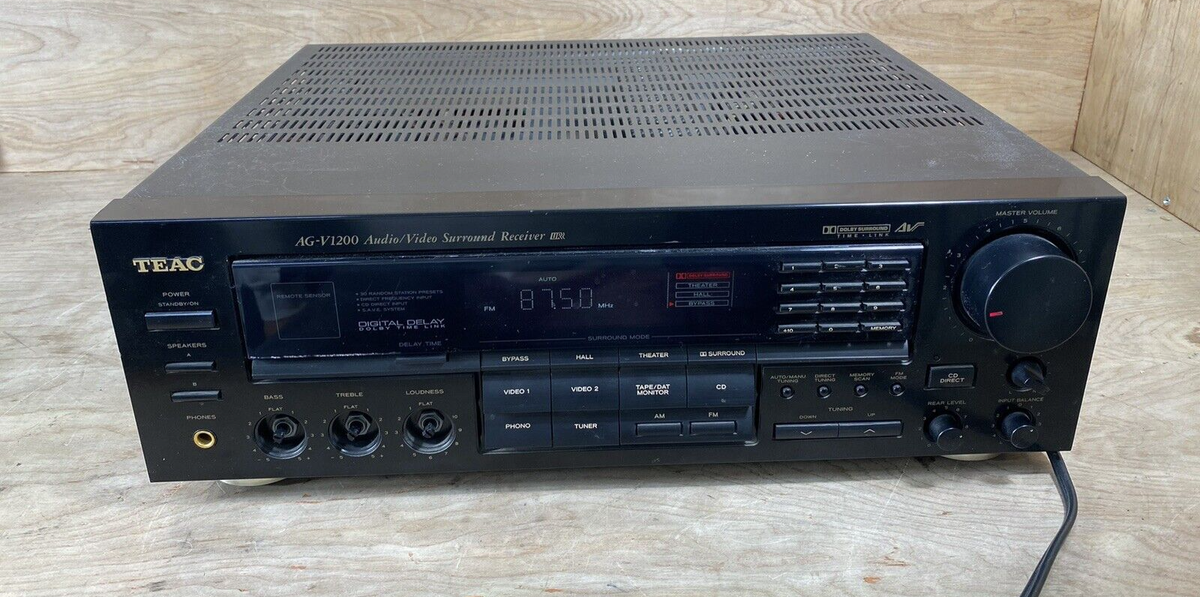 Teac Surround Sound System TEAC AG V1020 Audio Video Stereo Receiver