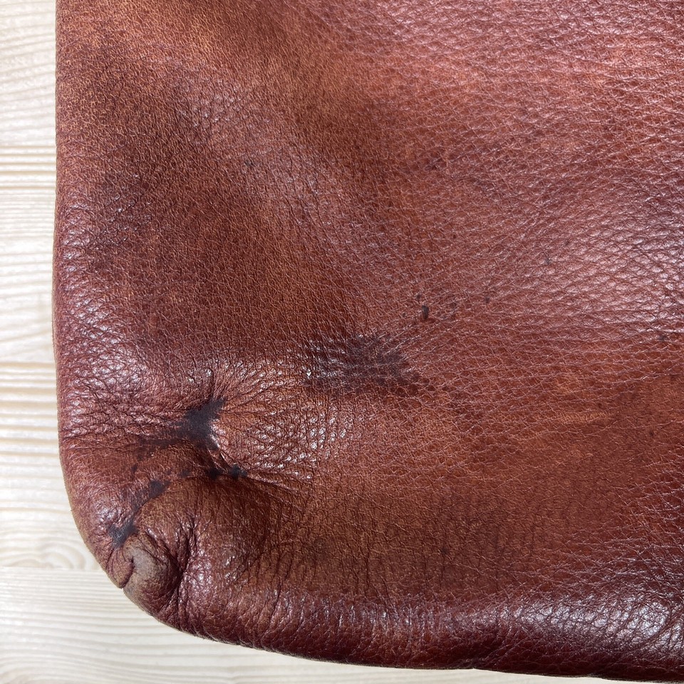 Fossil Explorer Crossbody Purse Mahogany Brown Leather Messenger Tri ...