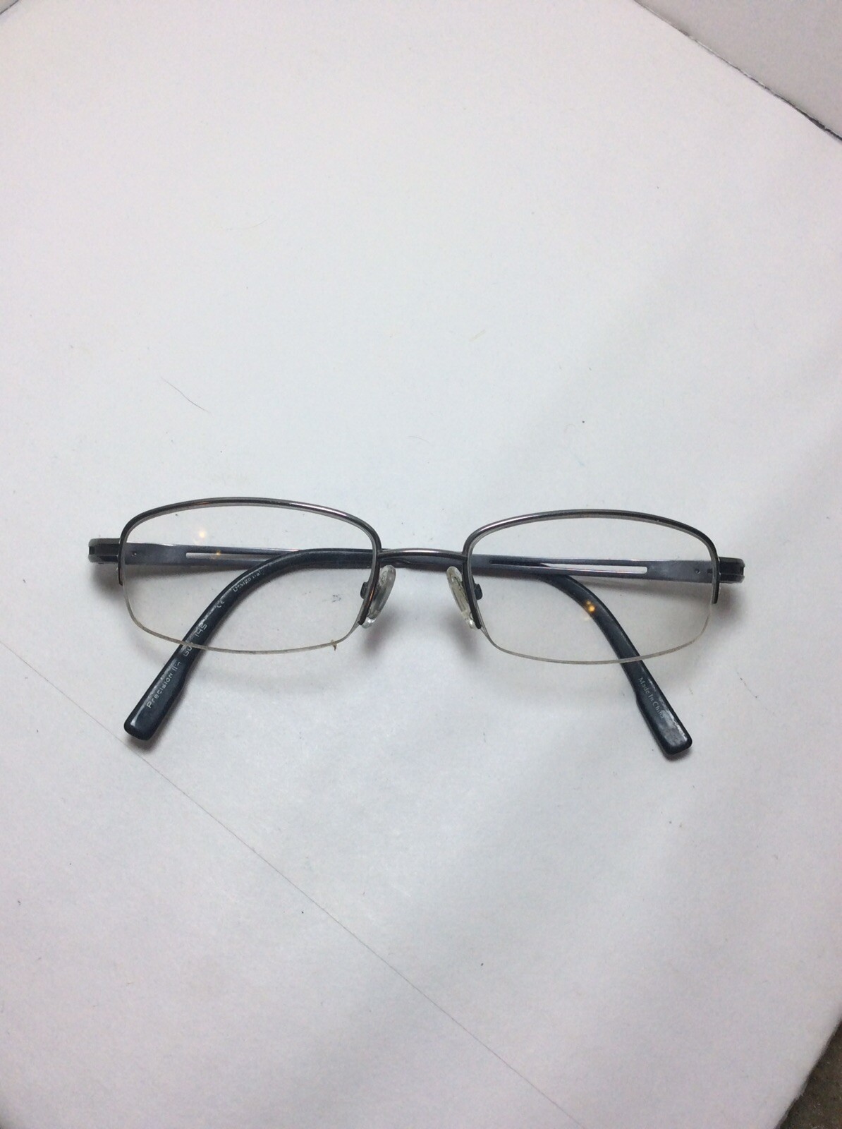 Precision Eyeglasses FRAMES 114 Gunmetal 52[]18 145 | eBay