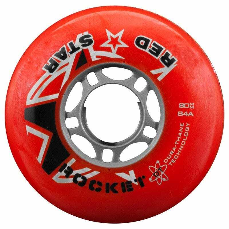 Red Star Inline Roller Hockey Wheels~Rebel~Scorpion~Triton~Sniper 72MM ...