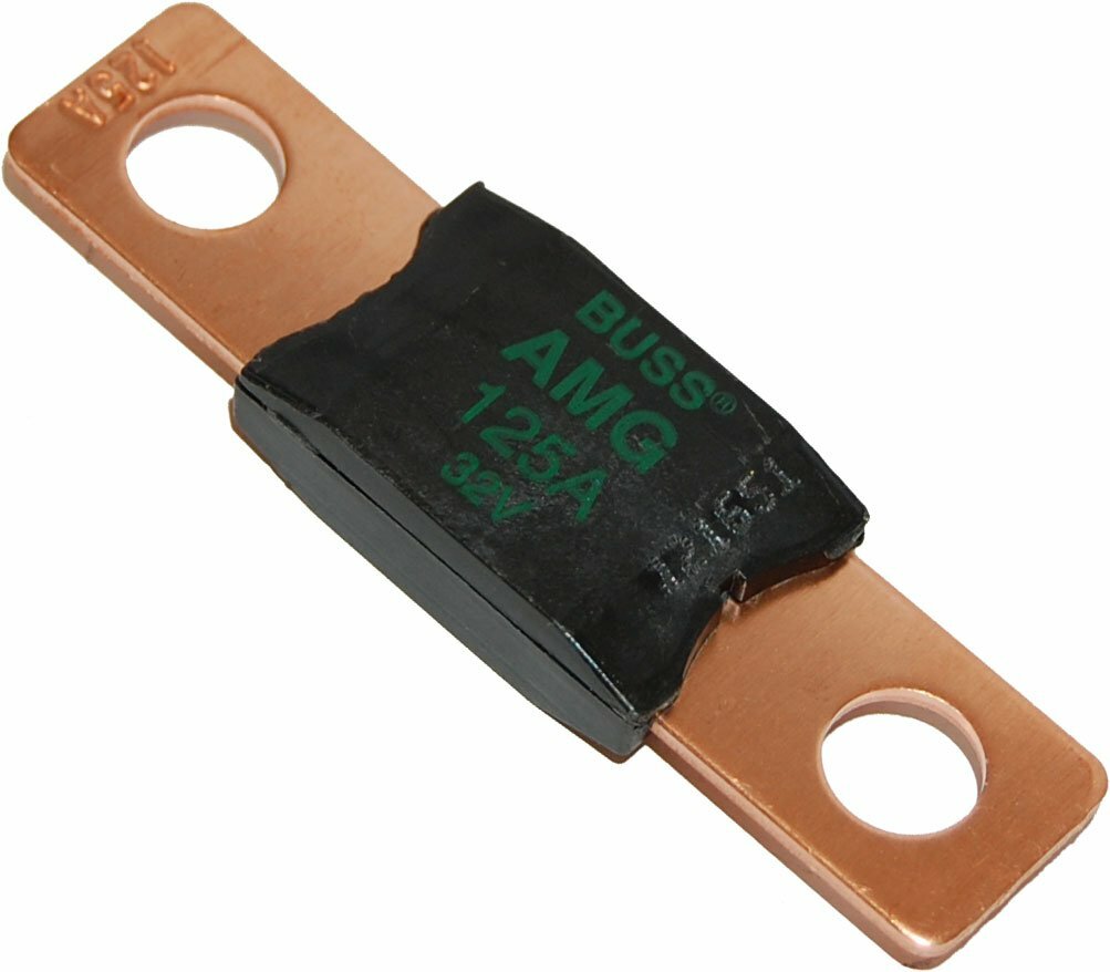 Blue Sea Systems 125 Amp/32 Volt Circuit Protectant MEGA/AMG Fuse Block ...