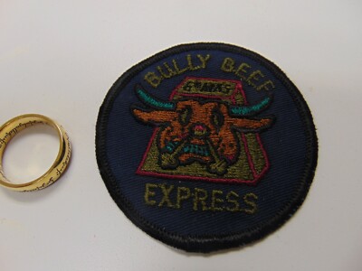 MILITARY PATCH OLDER SEW ON US AIR FORCE BULLY BEEF EXPRESS | eBay
