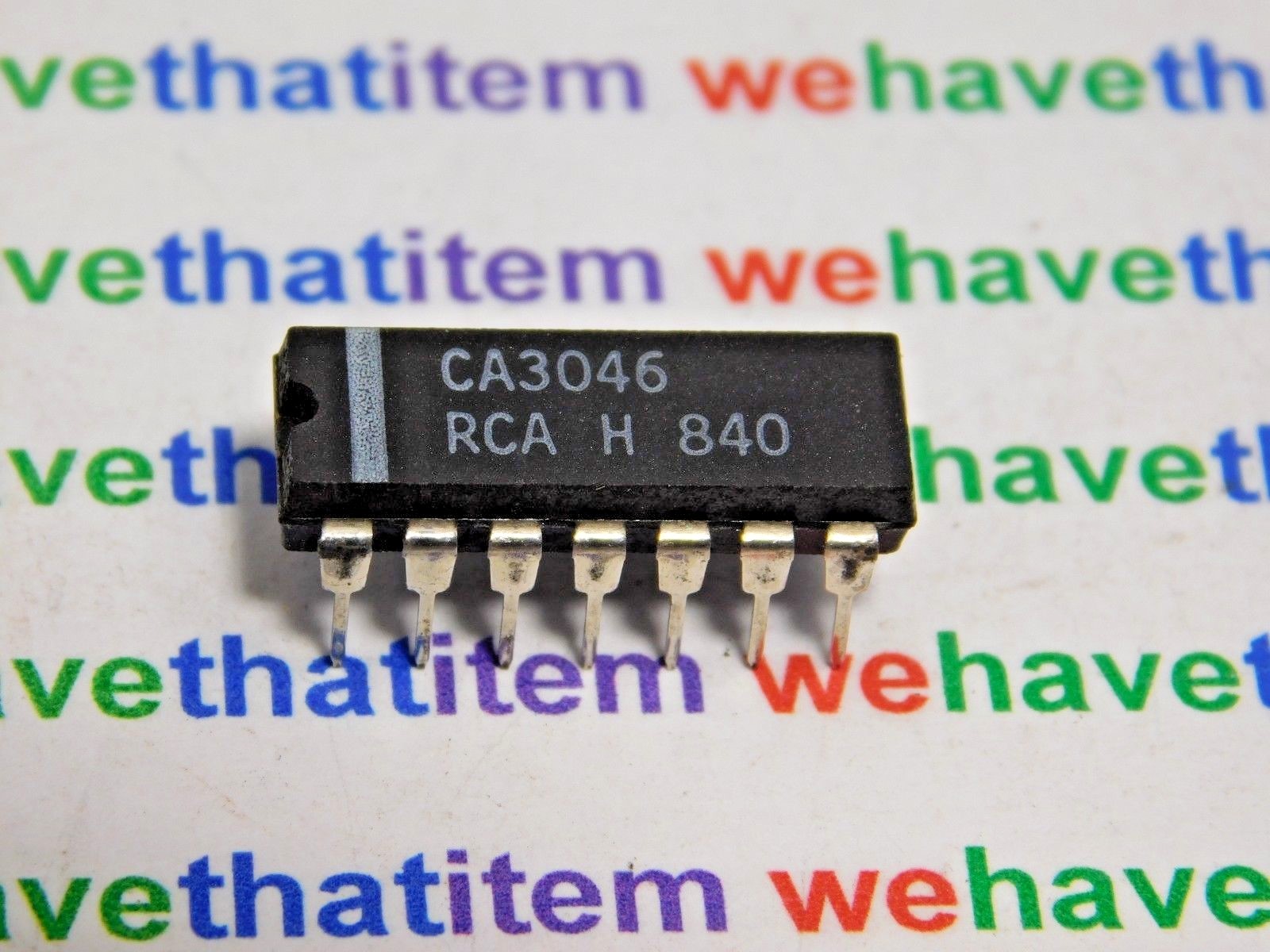 CA3046 / IC / DIP / RCA / 2 PIECES (qzty) | eBay