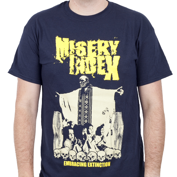 MISERY INDEX - Embracing Extinction - T SHIRT S-M-L-XL-2XL New Official ...