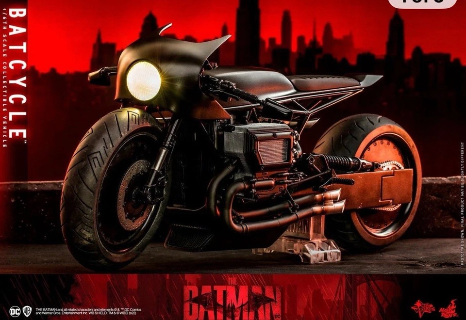 Hot Toys The Batman Batcycle 1:6 Scale Figure Accessory MMS642 DC ...
