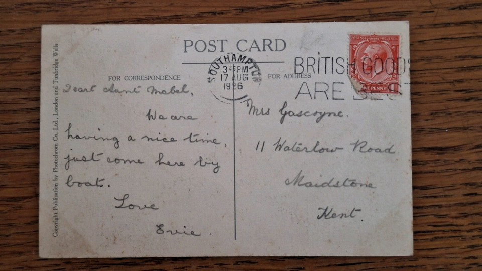 White Star Line Olympic stern view at Southampton docks original ...