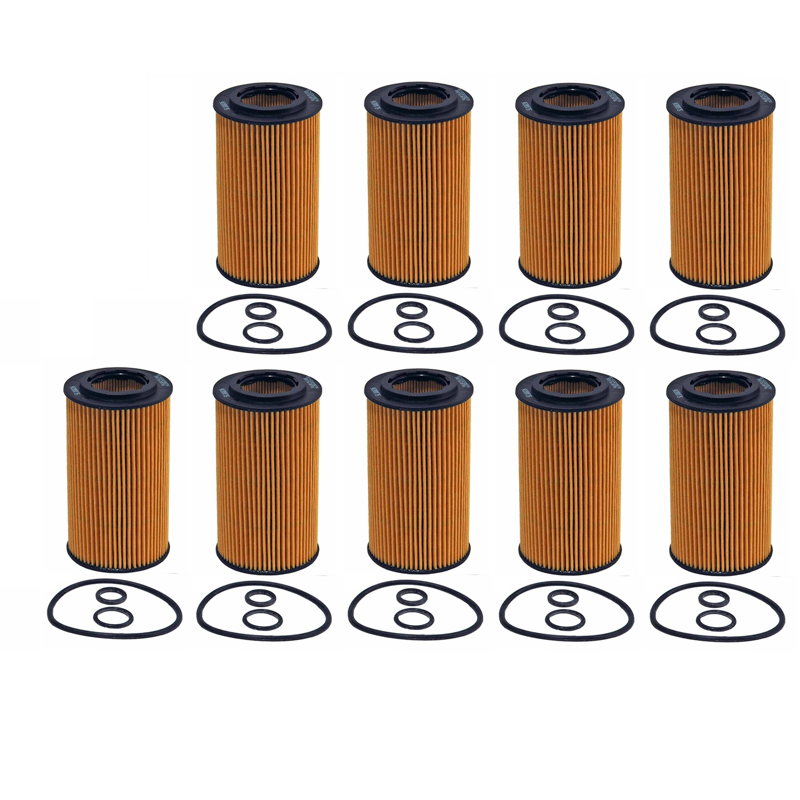Wix WL10026 Engine Oil Filter Set (Cartridge Lube Metal Free Filt) (9 ...