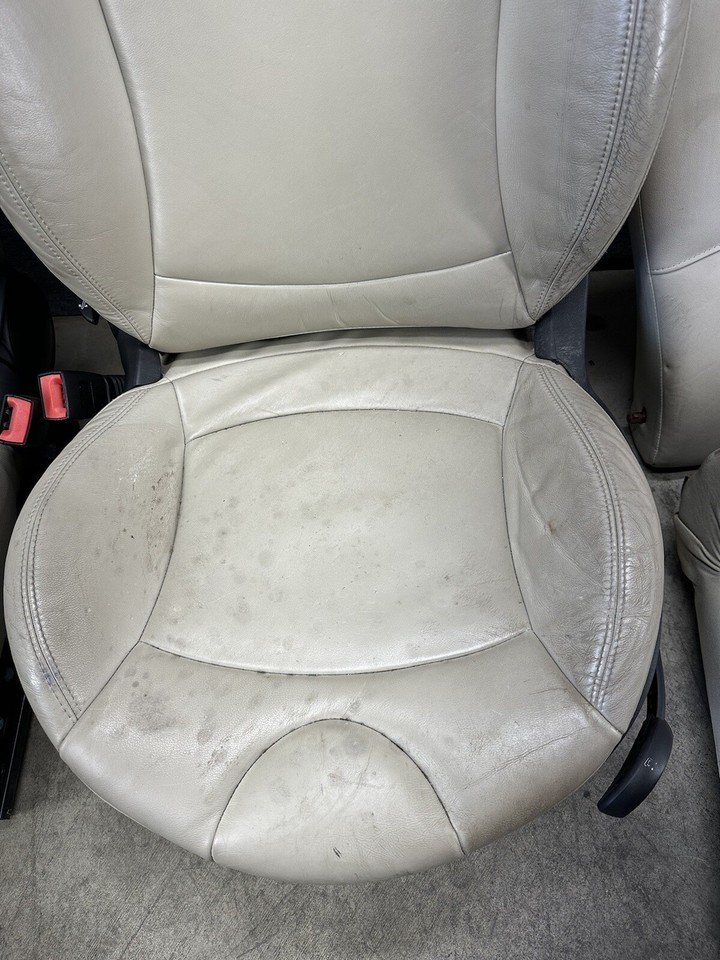 2007-2013 MINI COOPER R56 FRONT REAR LEFT & RIGHT SEAT LEATHER TAN SET ...