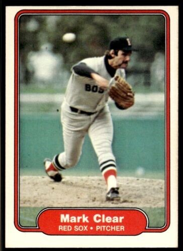 1982 Fleer Mark Clear Boston Red Sox #290 | eBay