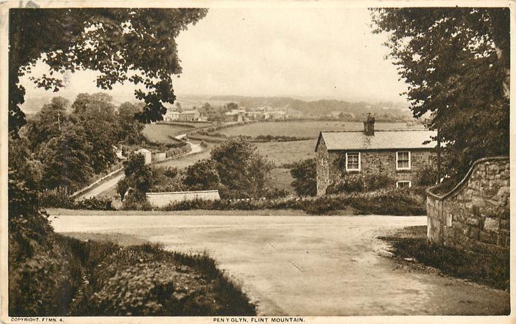 Flint Mountain Wales View Of Pen-Y-Glyn OLD PHOTO | eBay Australia