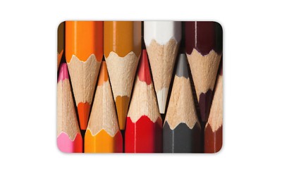 Coloured Pencils Mouse Mat Pad - Drawing Art Artist Student Computer ...