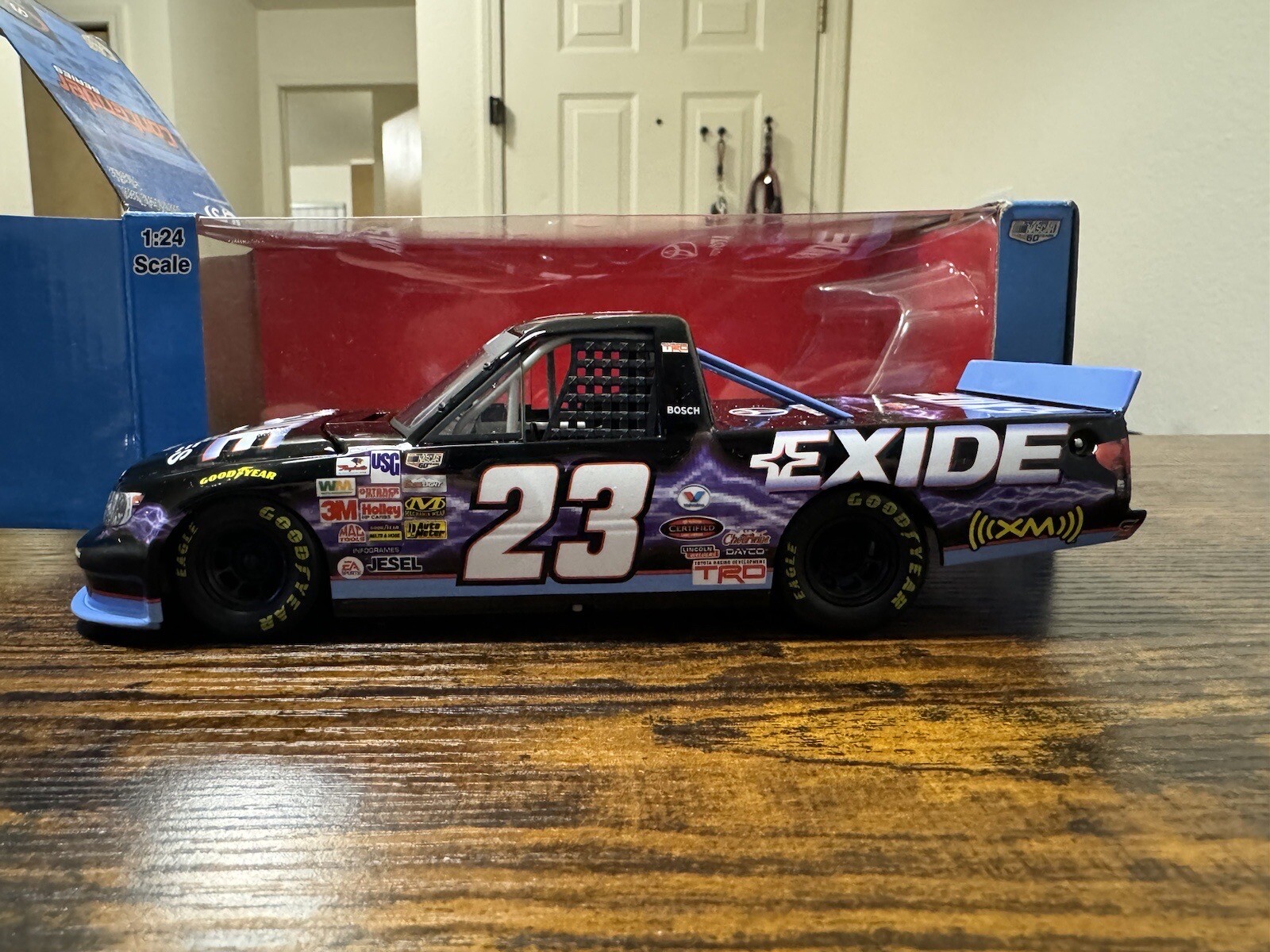 Johnny Benson #23 Exide Batteries 2008 CFS Truck Toyota 1/24 NASCAR Die ...