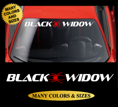 Windshield Banner Glass Window Vinyl Decal Sticker Car Trucks SUV BLACK ...