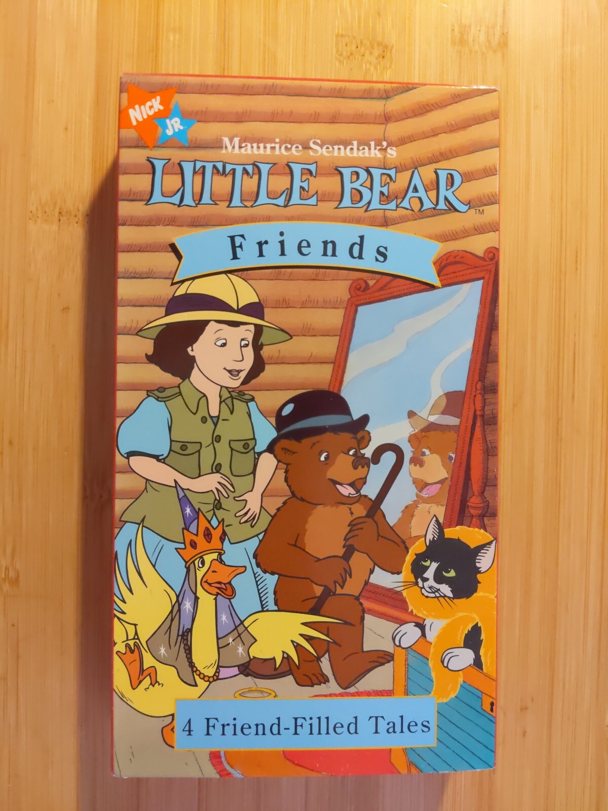 Little Bear Friends 4 Friend-Filled Tales VHS 1999 Nickelodeon Orange ...