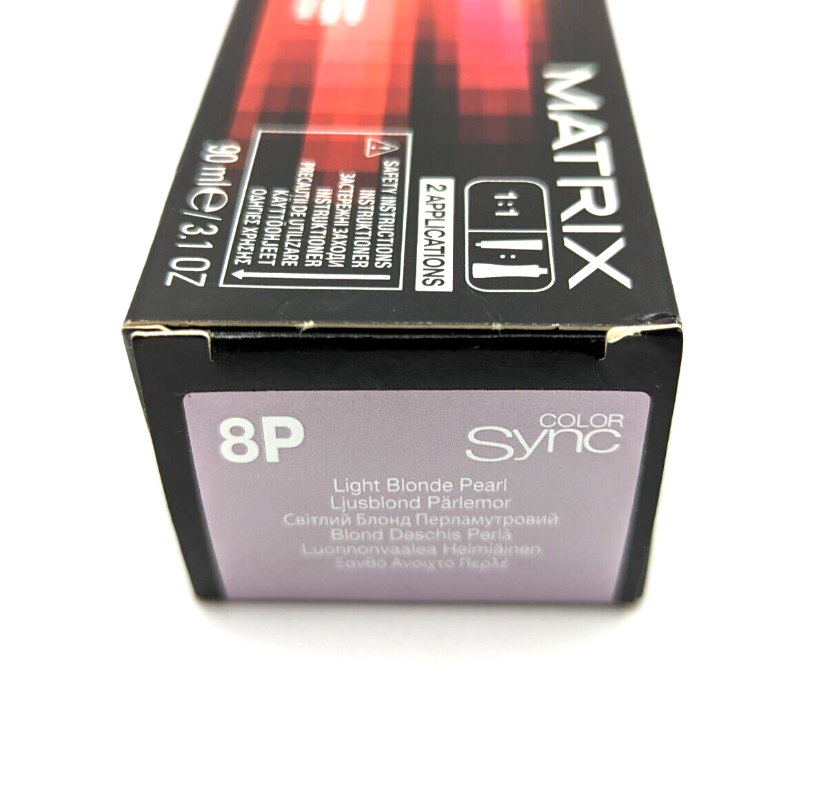 Matrix ColorSync 8P Light Blonde Pearl Hair Colour Ammonia Free (90 ml ...
