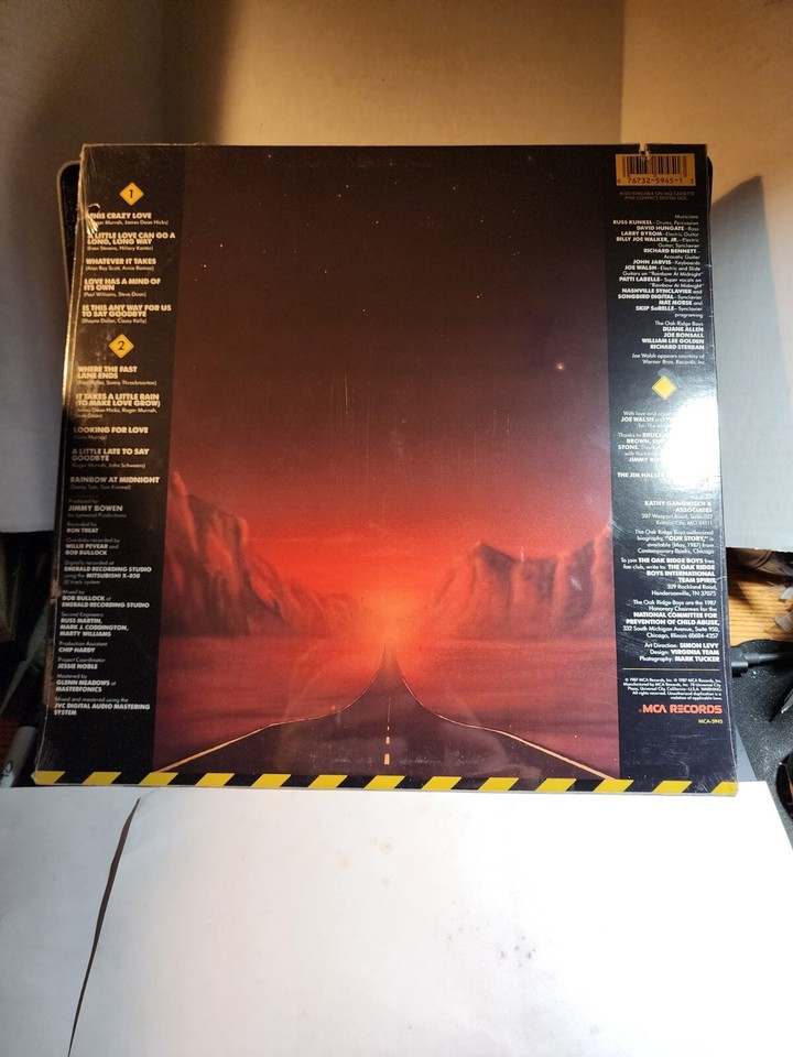 Oak Ridge Boys -Where The Fast Lane Ends - MCA-5945-Cutout Factory ...