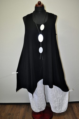 Layered Look a Lines Tip -. Throw Spacer Black 44,46,48,50 XXL, XXXL | eBay