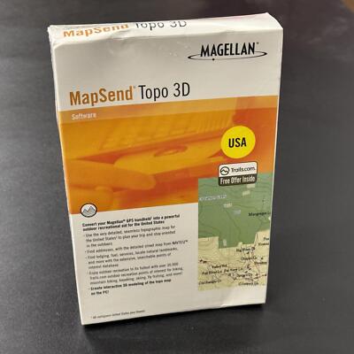 Magellan MapSend Topo 3D Software, 980611-09 USA Version 1 | eBay Australia